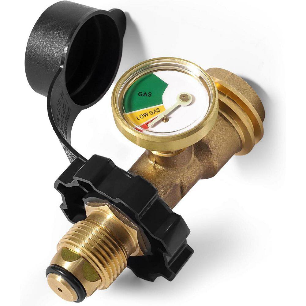 Lukvuzo 2 Pack Propane Tank Gauge Level Indicator Solid Brass Universal ...