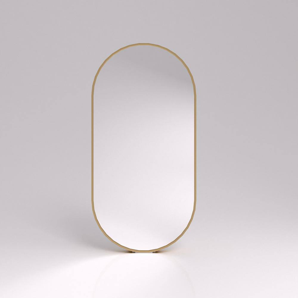 Reviews for TaiMei 18 in. W x 36 in. H Oval Framed Wall Bathroom Vanity ...