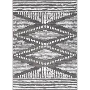 Well Woven Dulcet Aosta Blue 2 ft. 3 in. x 7 ft. 3 in. Tribal Diamond ...