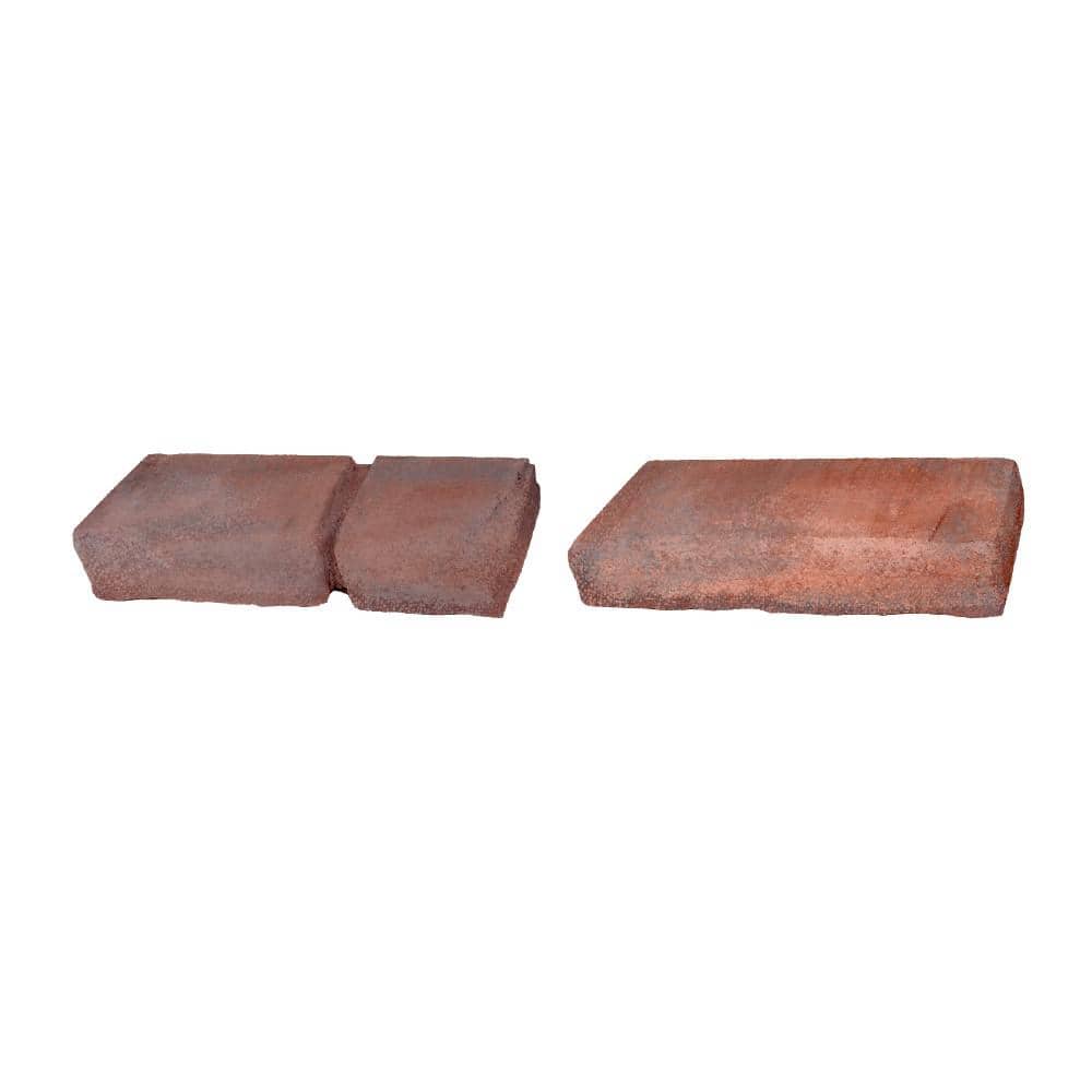 Pavestone Ladera 3 in. H x 16 in. W x 8 in. D Tan Brown Concrete ...