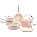 Denmark Allegra 10-Piece Aluminum Nonstick Cookware Set in Ocean Breeze ...