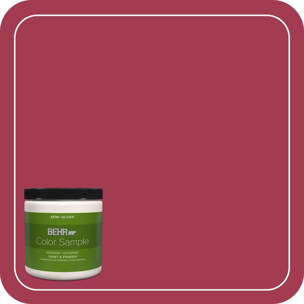 BEHR PREMIUM PLUS 8 oz. #S-G-120 Strawberry Daiquiri Semi-Gloss ...