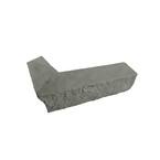 GenStone 14 in. x 3.5 in. x 2 in. Stacked Stone Northern Slate Faux Stone Siding Outside Corner ...