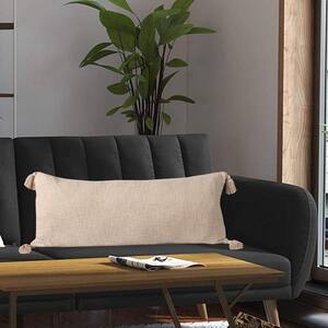 LR Home Unique Navy Blue White 14 in. x 36 in. Neutral 2-Tone Fringe ...