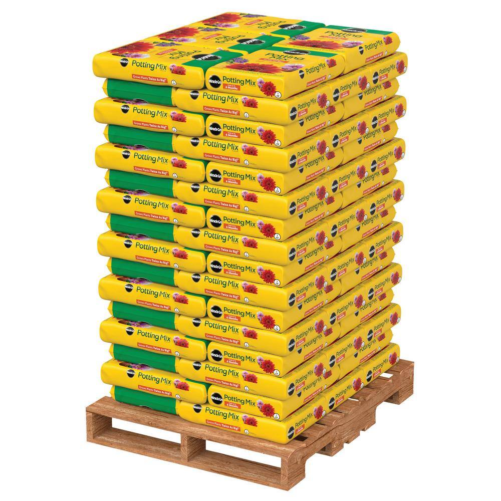 Miracle-Gro Potting Mix Pallet, 80 cu. ft., For Indoor and Outdoor ...