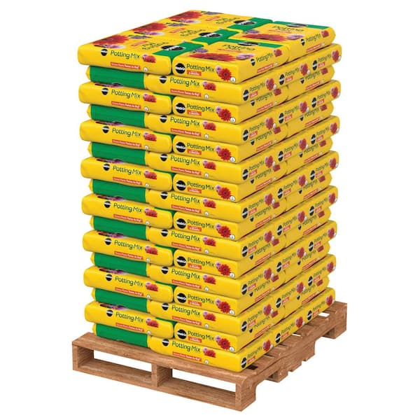 Miracle-Gro Potting Mix Pallet, 80 cu. ft., For Indoor and Outdoor ...