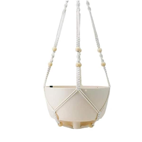 12 Inch Hanging Baskets 2 PC with Chains, Self-Watering Hanging ...