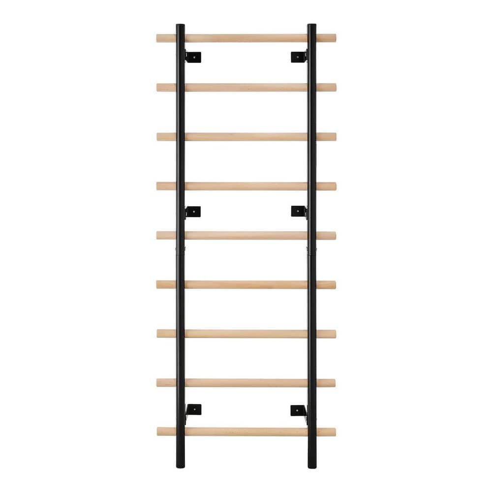 VEVOR Swedish Ladder Wall Gym,9-Level Swedish Ladder Suspension Trainer ...