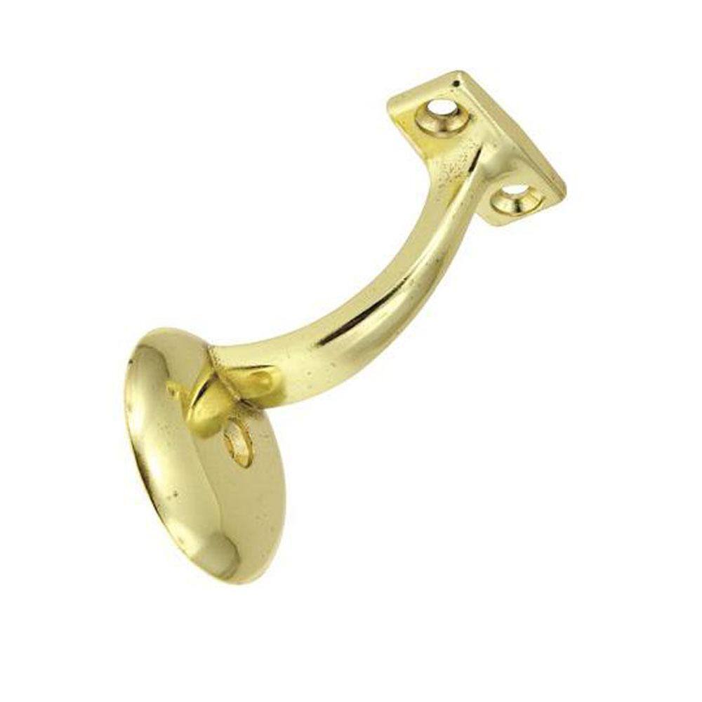 ULTRA HARDWARE Brass Plated Zinc Hand Rail Bracket 11022 - The Home Depot