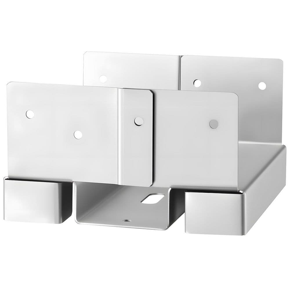 SVOPES Set of 10 6 x 6 post bases Inner size 5.49 x 5.57 in., zinc-plated steel, 1-in. standoff ...