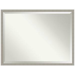 Litton Lane 60 in. H x 36 in. W. Minimalistic Rectangle Framed Brown ...