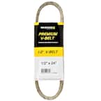 MaxPower Premium Belt Reinforced with Kevlar Fiber Cords, 1/2 in. X 24 ...