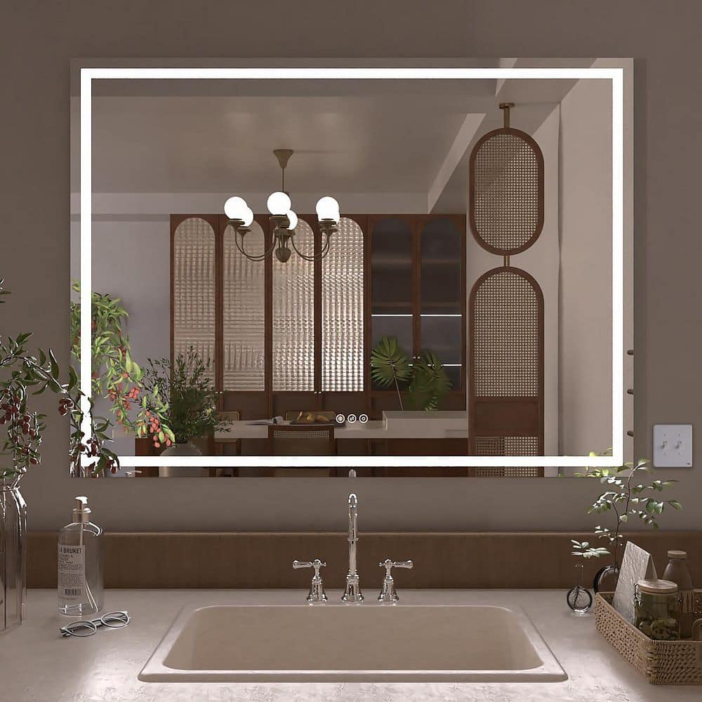 tydex Althea 48 in. W x 36 in. H Rectangular Frameless LED Anti-Fog ...