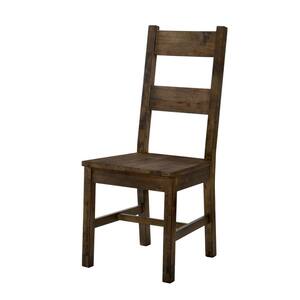 Coaster Coleman Dining Side Chairs Rustic Golden Brown (Set of 2 ...