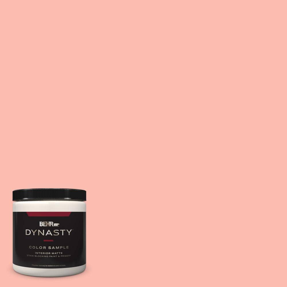 BEHR DYNASTY 8 oz. #190C-3 Sweet Nectar Matte Stain-Blocking Interior ...