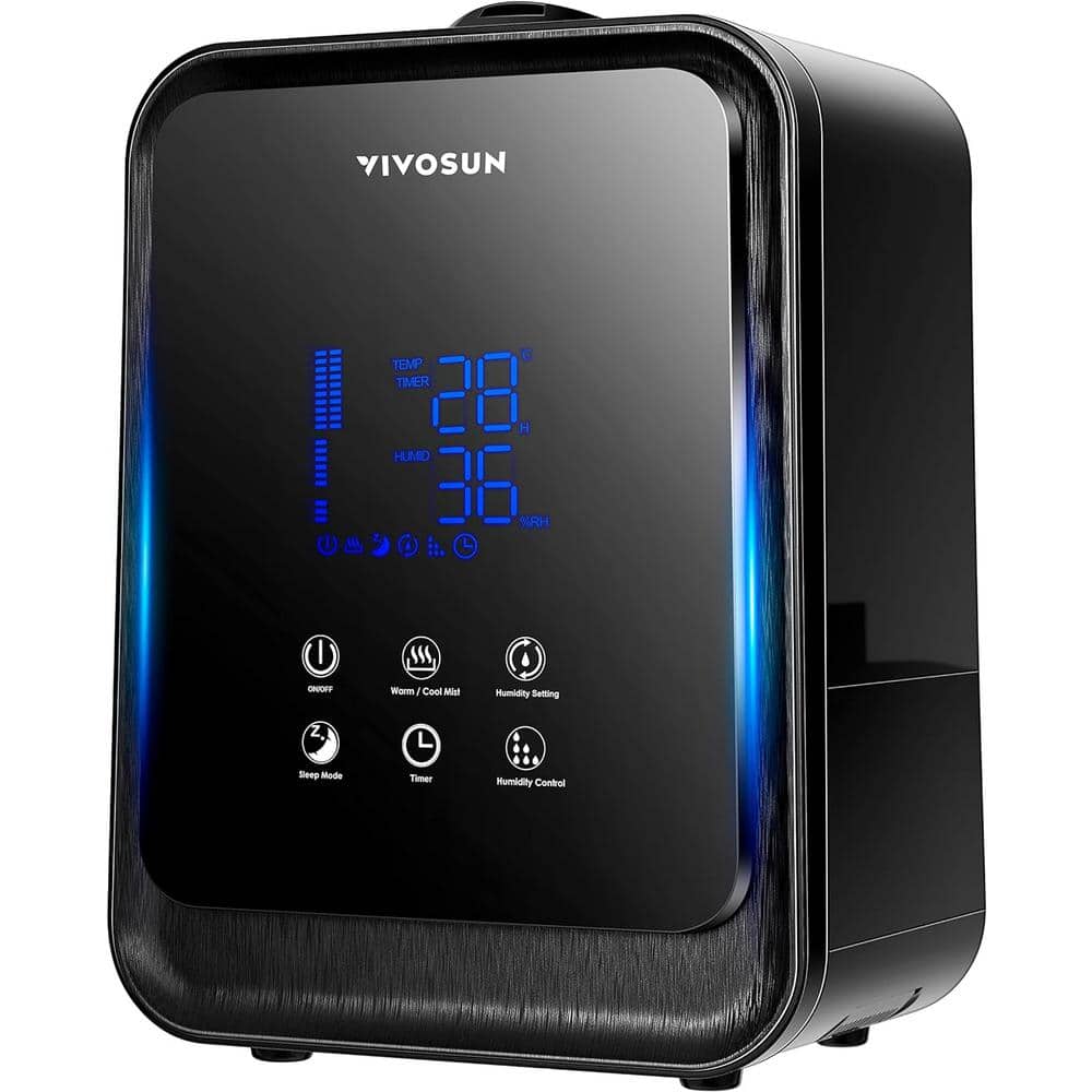 VIVOSUN 1.19 Gal. Indoor Ultrasonic Warm and Cool Mist Humidifier with ...