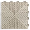 Bergo Unique 14.9 in. x 14.9 in. Sand Polypropylene Garage Floor Tile ...