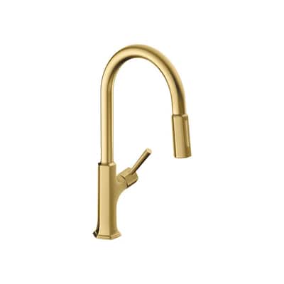 Hansgrohe Locarno 10 in. Base Plate in Brushed Gold Optic 04856250