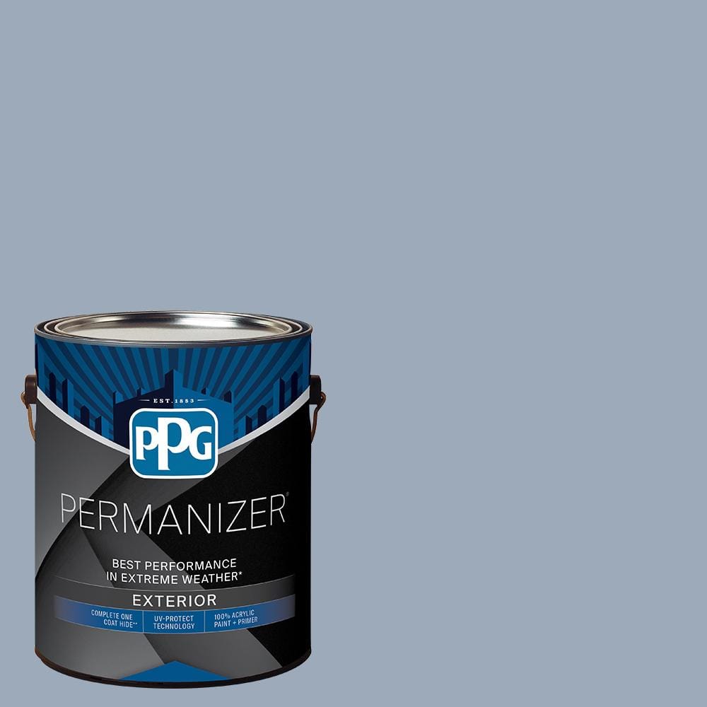 PERMANIZER 1 gal. PPG10-24 inevitable Semi-Gloss Exterior Paint PPG10 ...