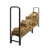 Pleasant Hearth 8 ft. Heavy Duty Firewood Rack with 25-Year Limited ...