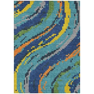 Addison Rugs Chantille Machine Washable Indoor/Outdoor Abstract ACN2828 ...