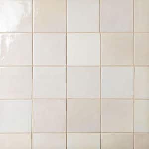 Bedrosians Cloe Subway Glossy Baby Blue 5 in. x 5 in. Handmade-Look ...