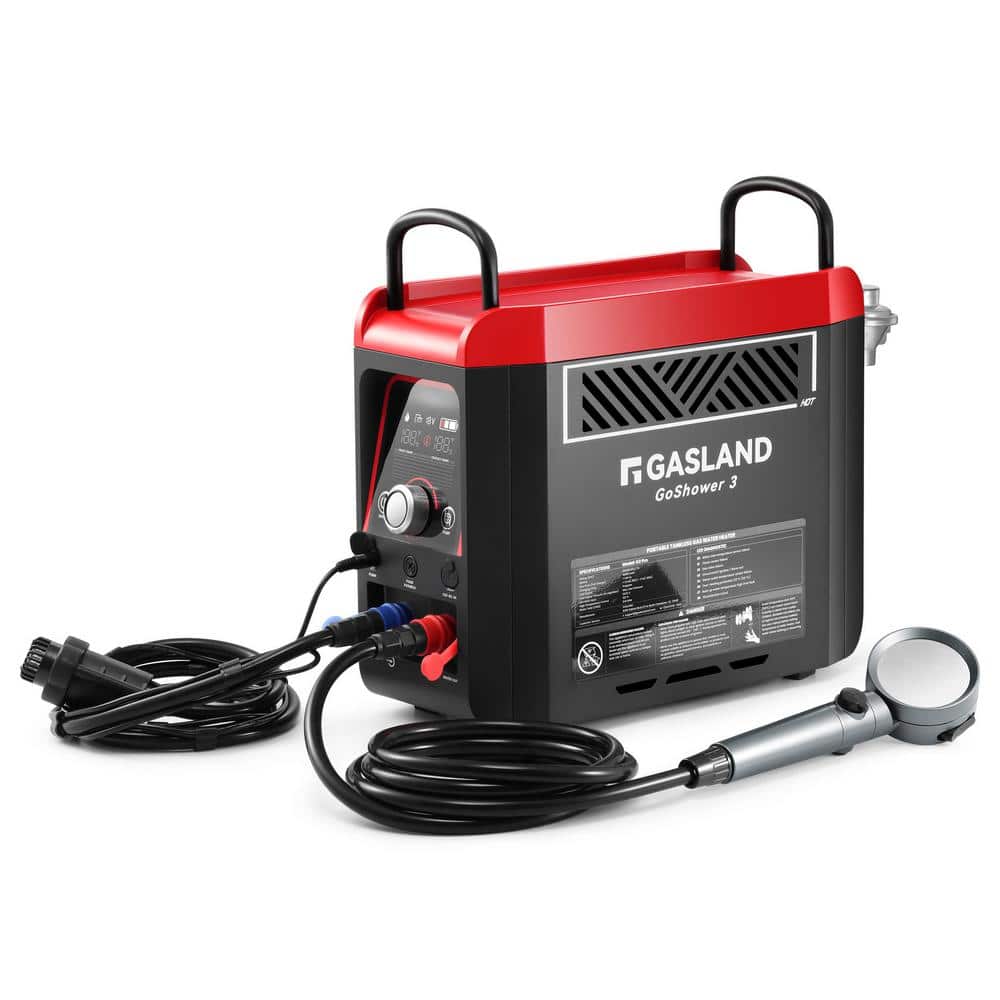GASLAND 20,000 BTU Outdoor Portable 1 lbs. Propane Water Heater with ...