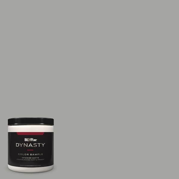 BEHR DYNASTY 8 oz. #PPU24-18 Great Graphite Matte Stain-Blocking ...