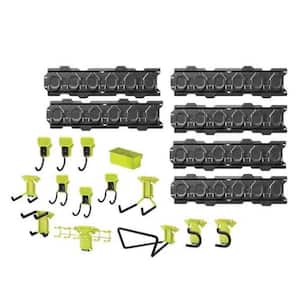 RYOBI LINK 20-Piece Wall Storage Kit, Standard Tool Box, Rolling Tool ...