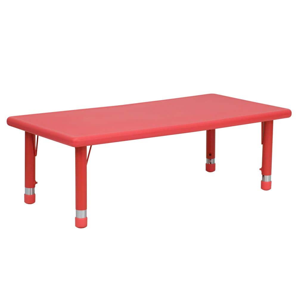 Carnegy Avenue Red Kids Table CGA-YU-5002-RE-HD - The Home Depot