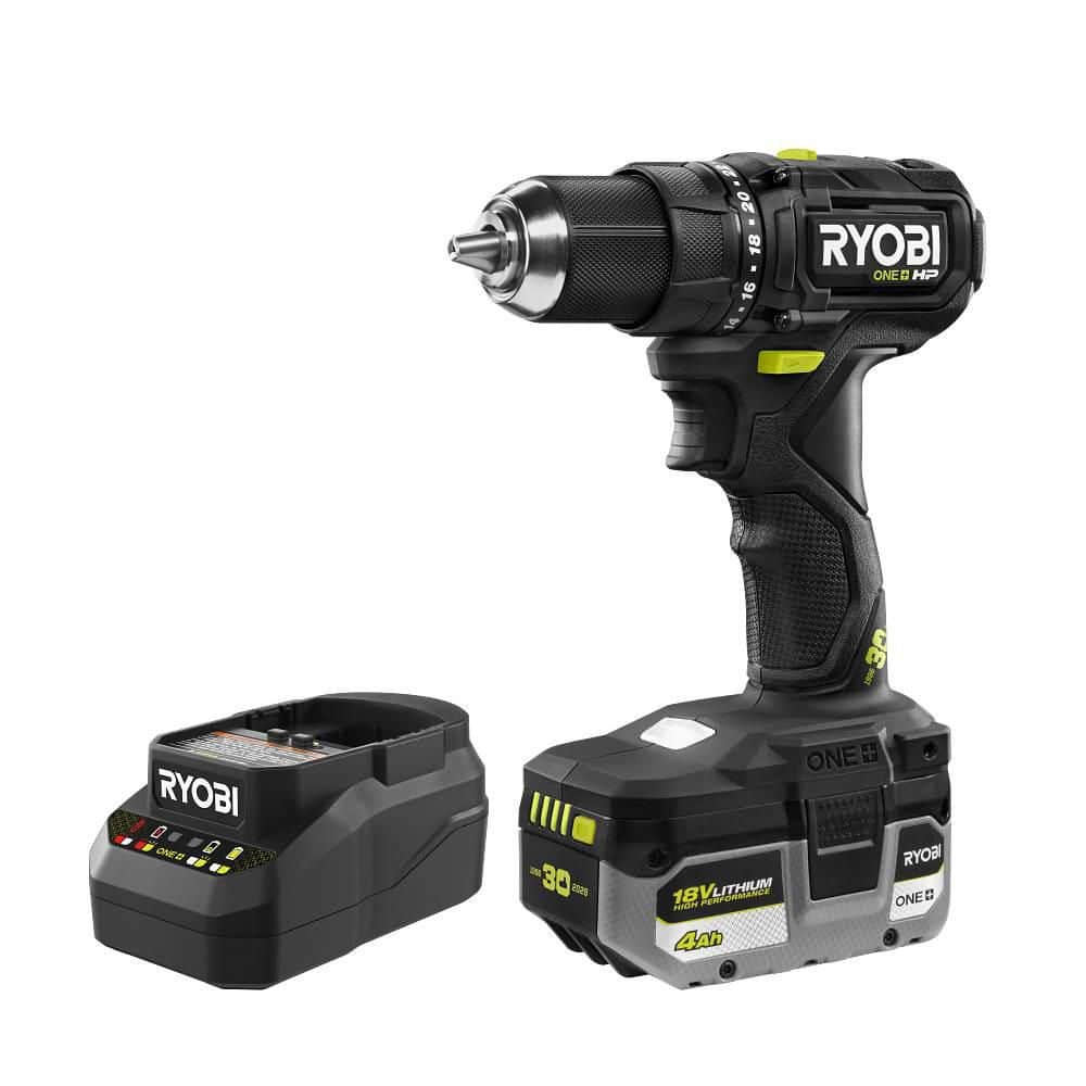 RYOBI ONE+ HP 18V Brushless Cordless Compact 1/2 in. Drill/Driver 30th ...