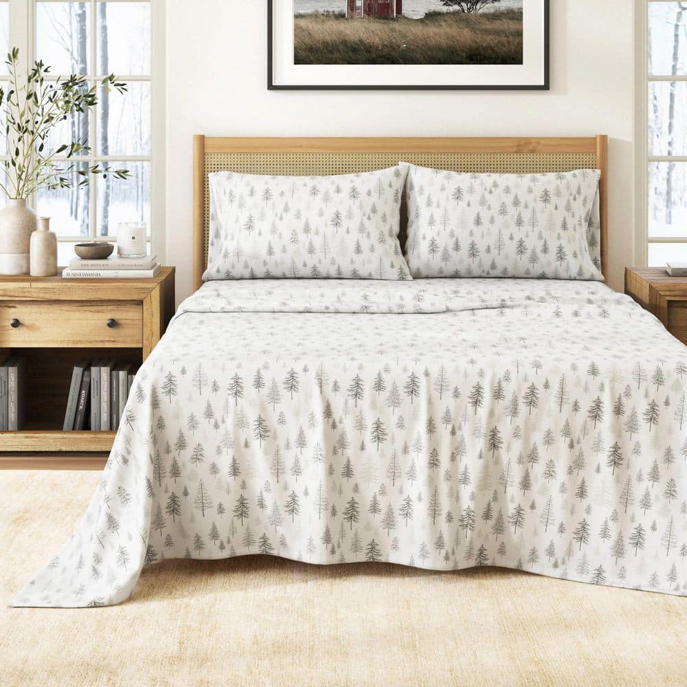 Reviews for FRESHFOLDS Lodge Inspired Turkish Cotton Flannel Sheet Set ...