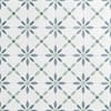 Ivy Hill Tile Aster Blue and Green Square 9 in. x 9 in. Matte Porcelain ...