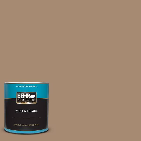 BEHR PREMIUM PLUS 1 qt. #N260-5 Distant Land Satin Enamel Exterior ...