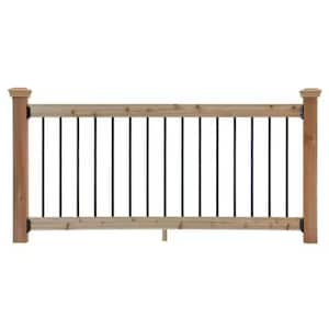 ProWood 3 ft. x 6 ft. Pressure-Treated Pine Wood Deck Stair Railing Kit ...