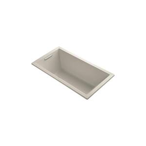 KOHLER Underscore 5.5 ft. Air Bath Tub in Almond K-1173-GVB-47 - The ...