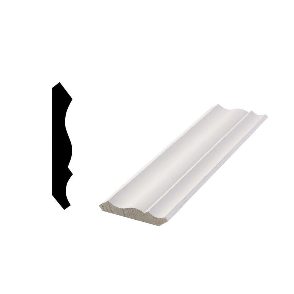 Woodgrain Millwork WM 51 - 9/16 in. x 3-1/4 in. Primed Wood Finger ...