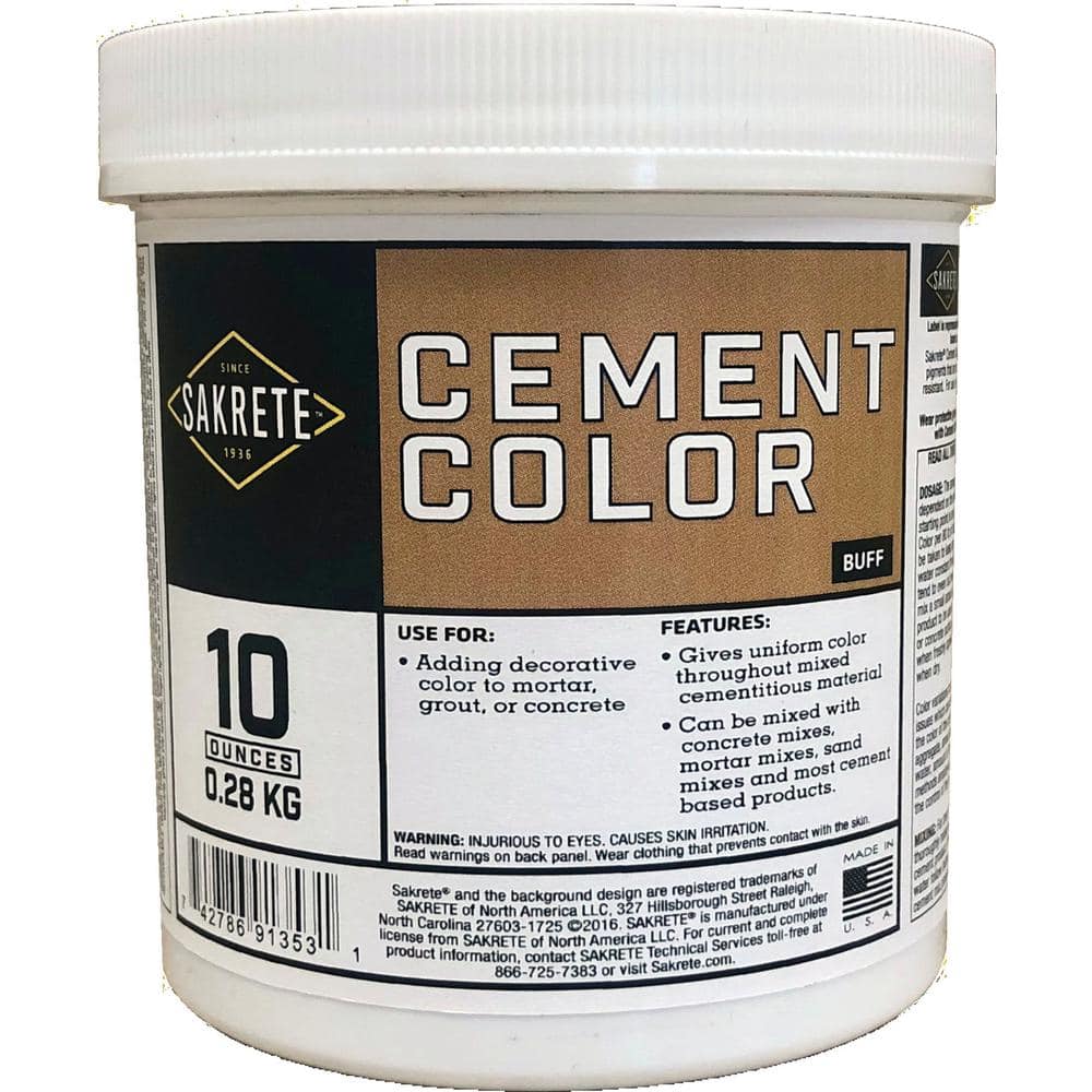 SAKRETE 10 oz. Cement Color Buff 65071290 - The Home Depot