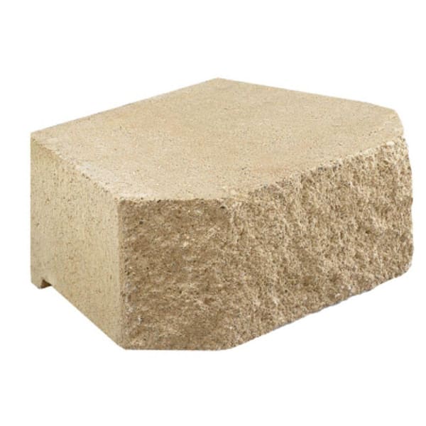 16 in. x 12 in. Concrete Garden Wall Block 16200800 - The Home Depot