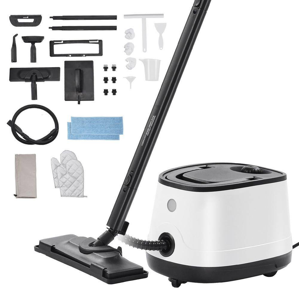 HONGGE Steam Cleaner with 27 Accessories, 51 oz Tank and Long Power ...