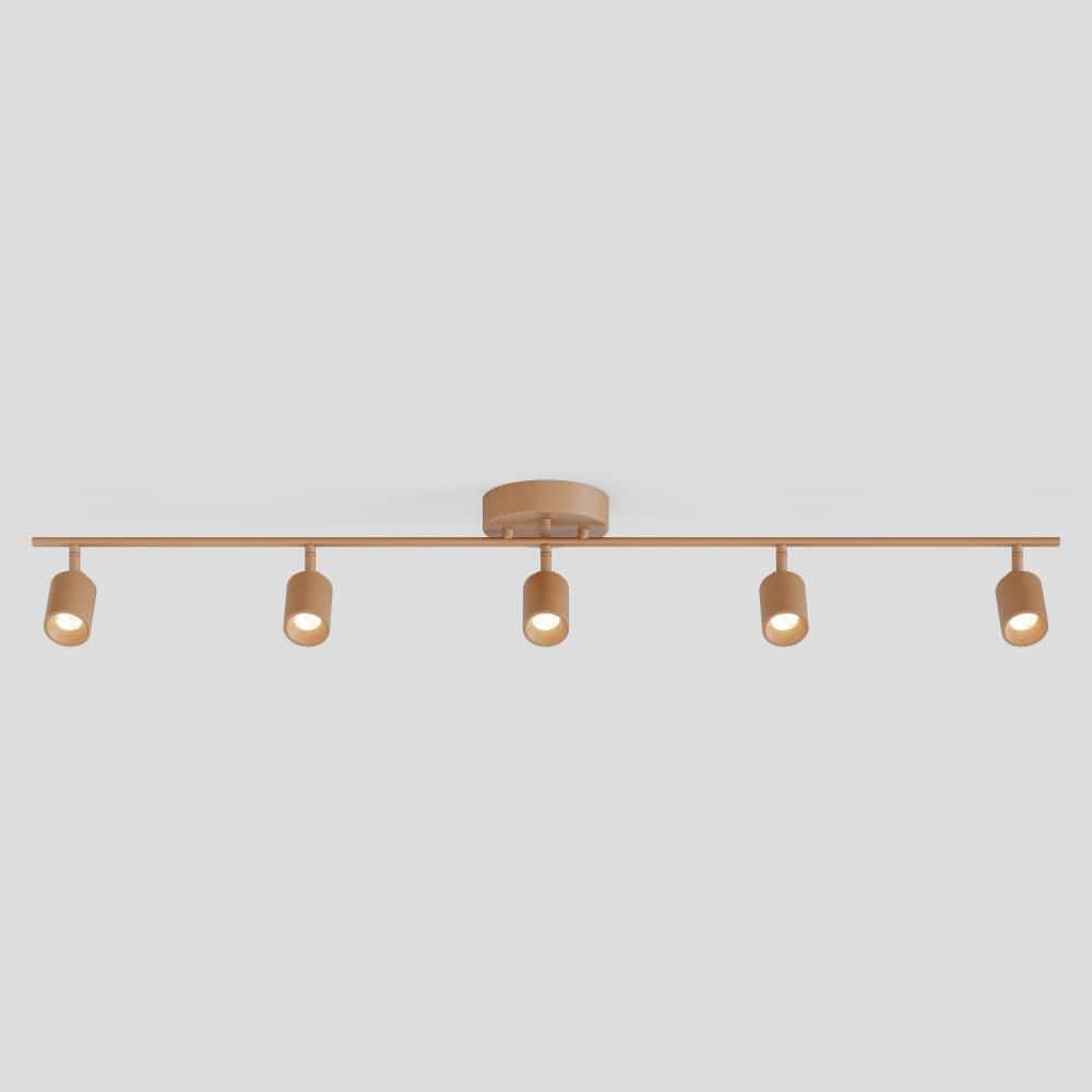 Vidalite Shura Warm Brown Integrated LED Fixed Track Light Rotatable ...