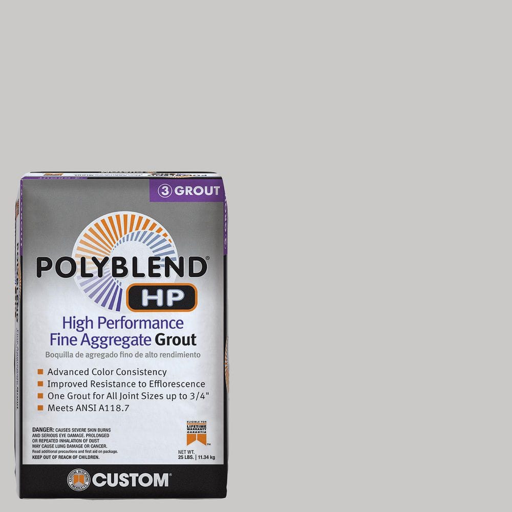 Custom Building Products Polyblend HP #544 Rolling Fog 25lb High ...