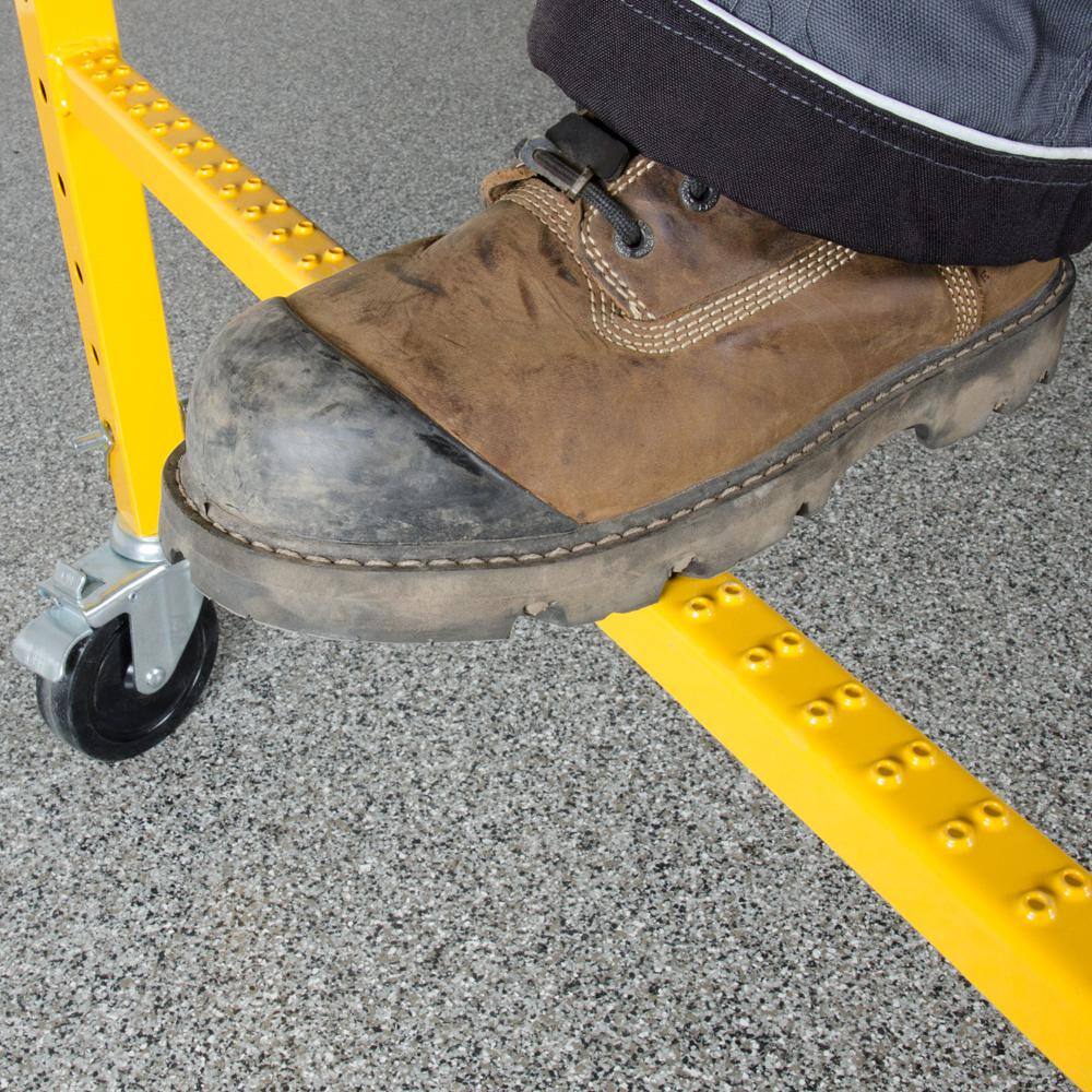 Steel Scaffold Rolling Platform with 1250 lbs. Load Capacity - 6 ft. W ...