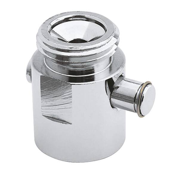 GROHE Volume Control Valve in Starlight Chrome 95866000 - The Home Depot