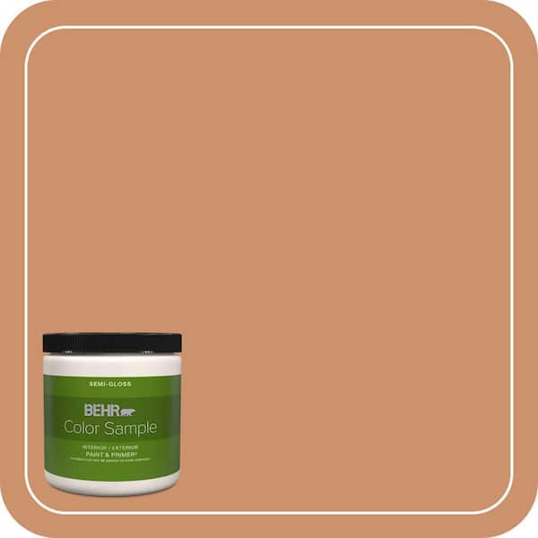 BEHR PREMIUM PLUS 8 oz. #MQ4-37 Ferrous Semi-Gloss Interior/Exterior ...