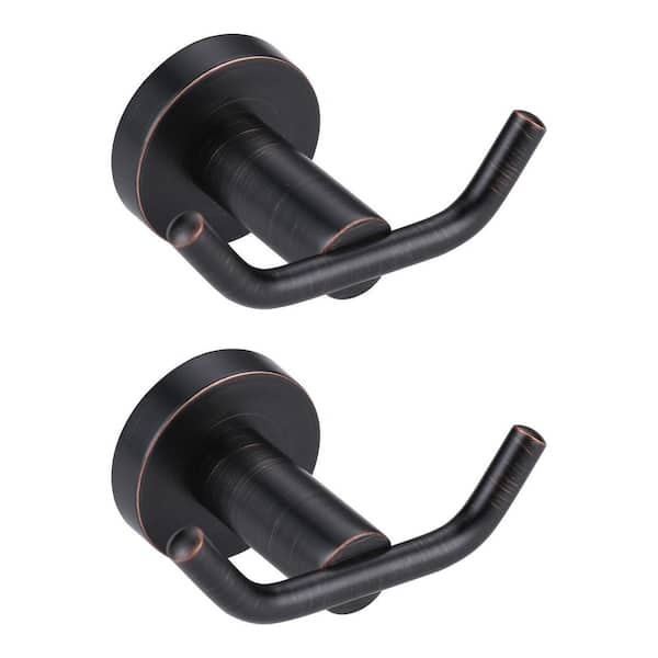 VEVETTA Wall Mount J-Hook Double Robe/Towel Hook Double Robe Hook in ...