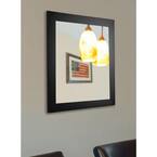 Large Rectangle Satin Black Modern Mirror (48 in. H x 36 in. W)-V035/30 ...