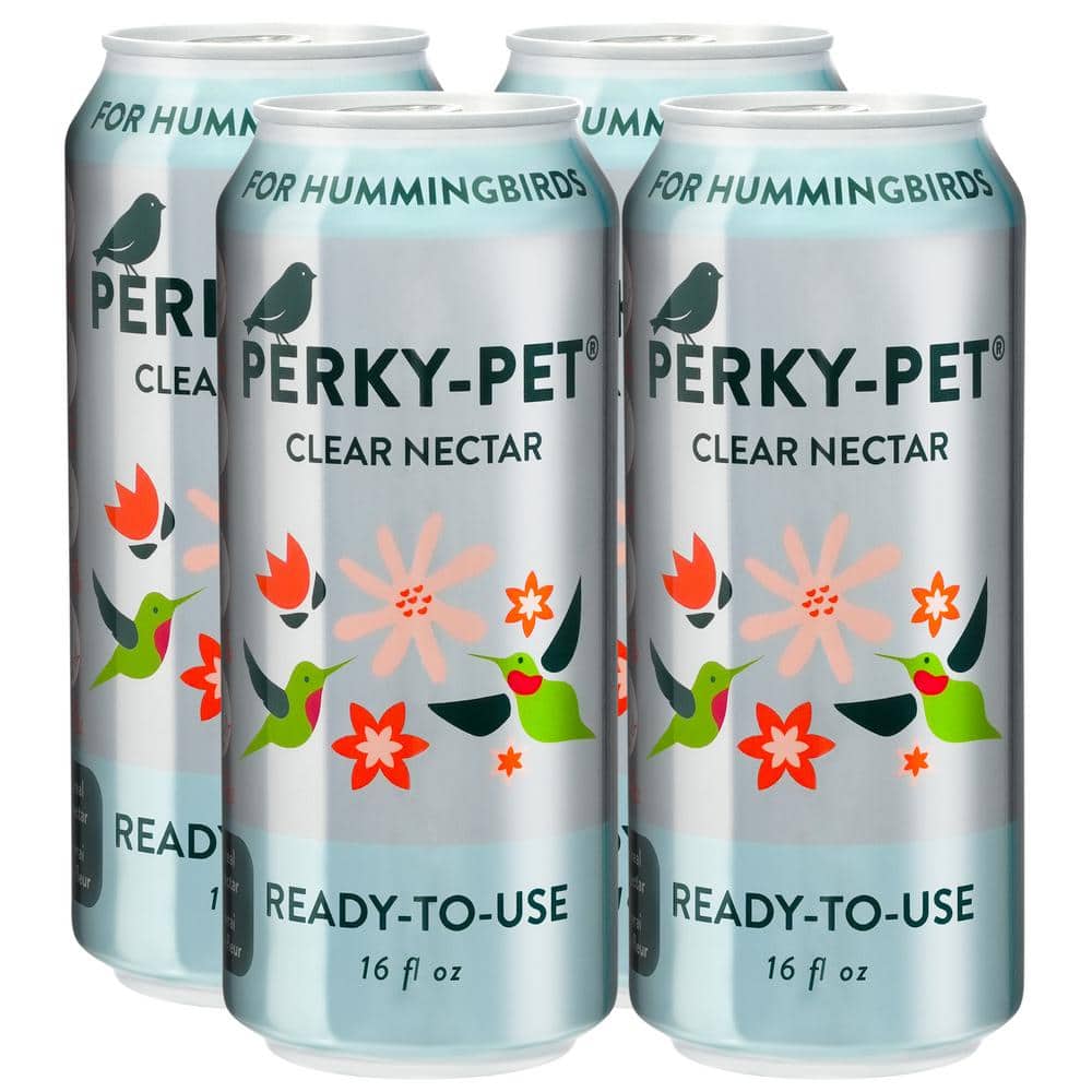Perky-Pet Ready-to-Use Clear Hummingbird Nectar (4-Pack) 522 - The Home ...