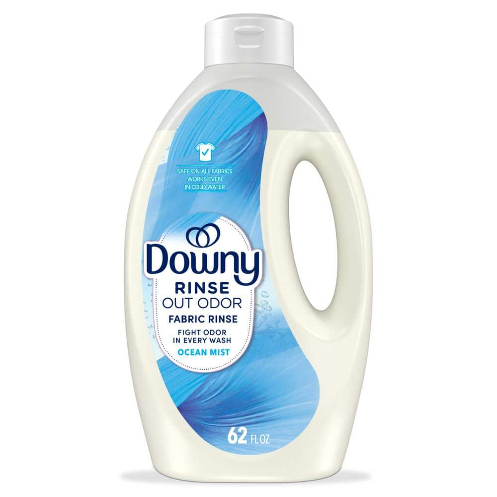 Downy 62 oz Rinse Odor Remover Ocean Mist Scent Liquid Fabric Softener ...