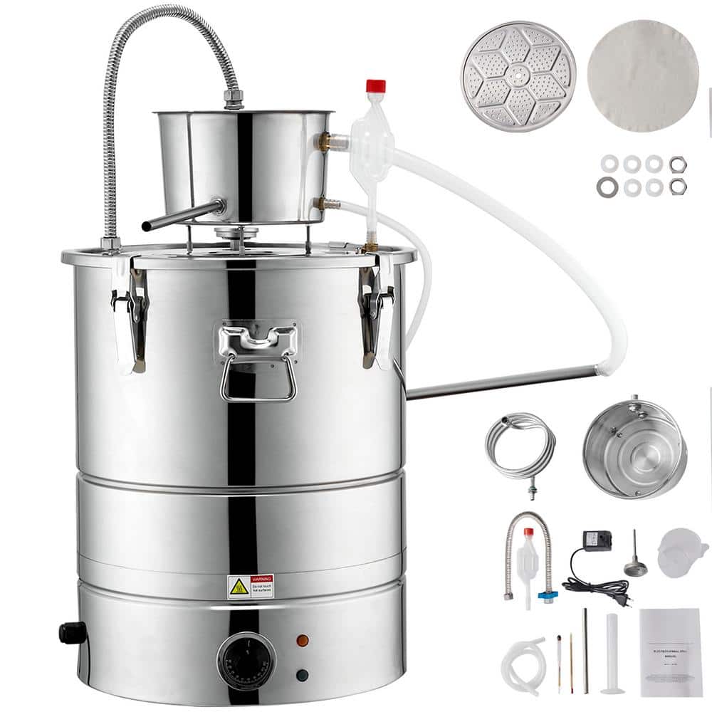 SVOPES Alcohol Still is a 15 Gal. /50 L in Silver Distillery Kit it ...